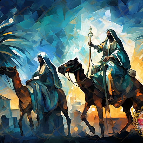 Nativity Print - Etsy