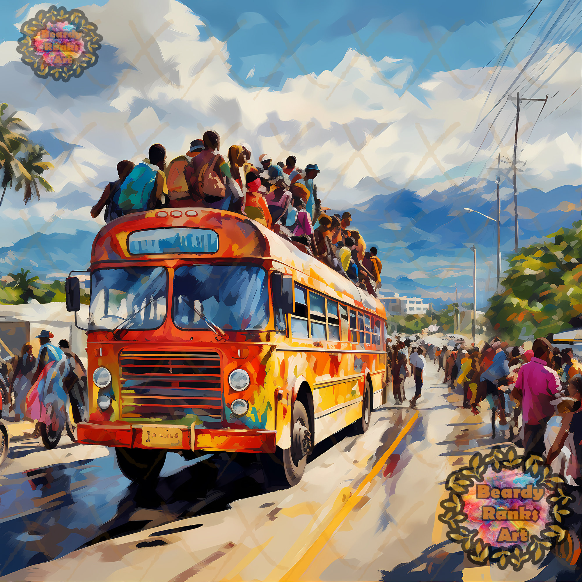 Jamaica Art Jamaica Jamaican Art Jamaican Painting - Etsy