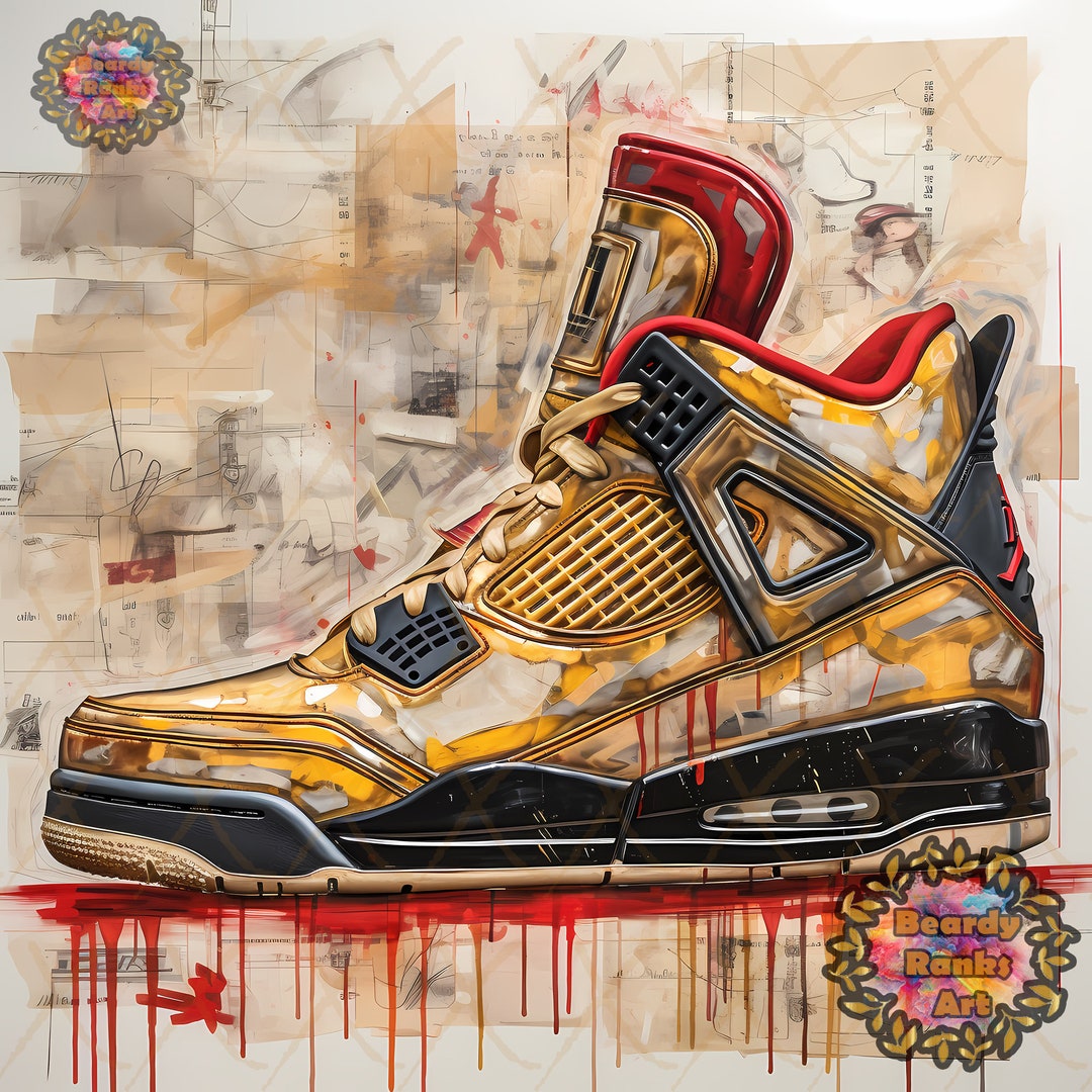 Sneaker Digital Download Art Prints Sneaker Canvas Art - Etsy