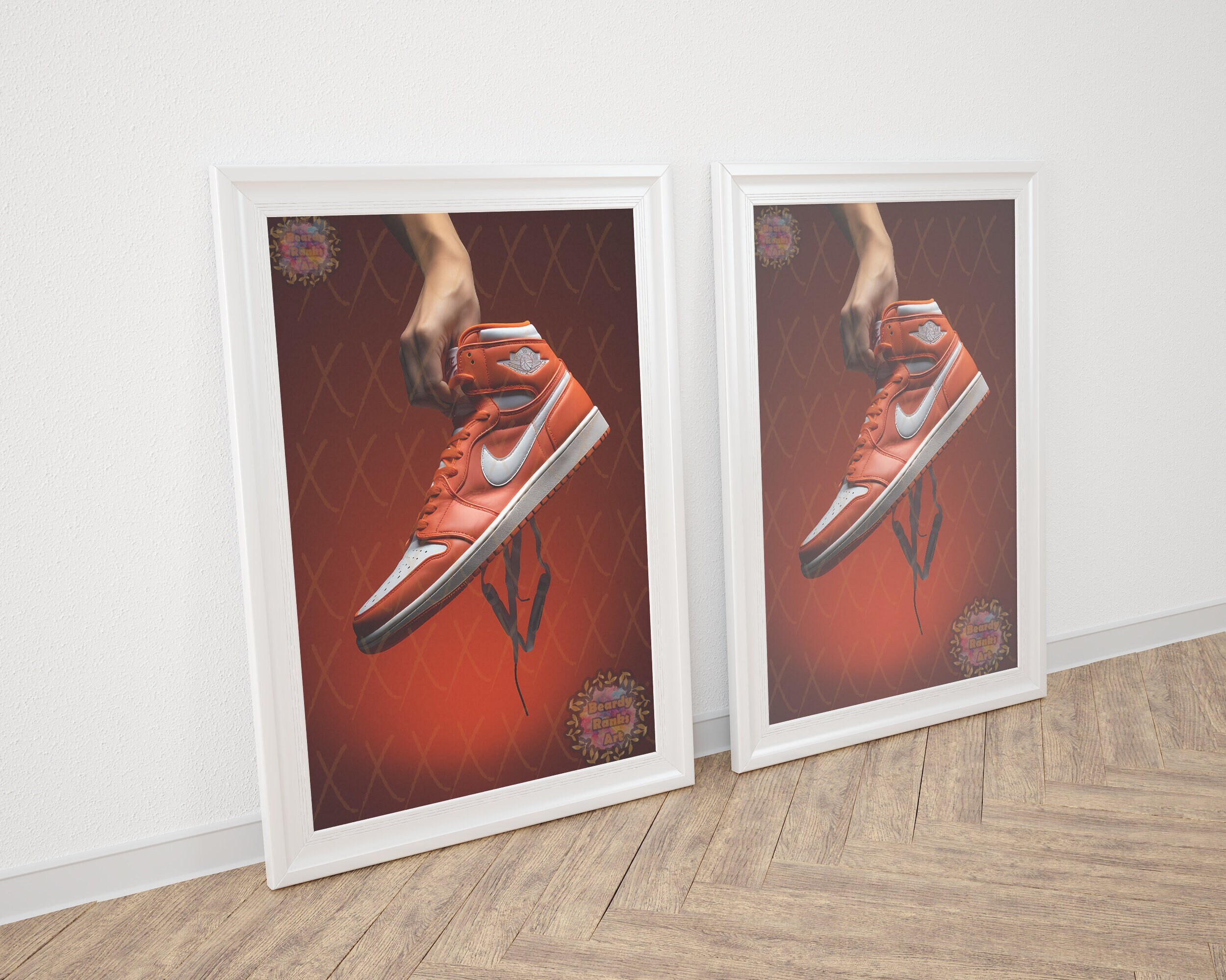 Inspired by Nike Air Jordan Graffiti Sneaker Poster Sneaker - Etsy