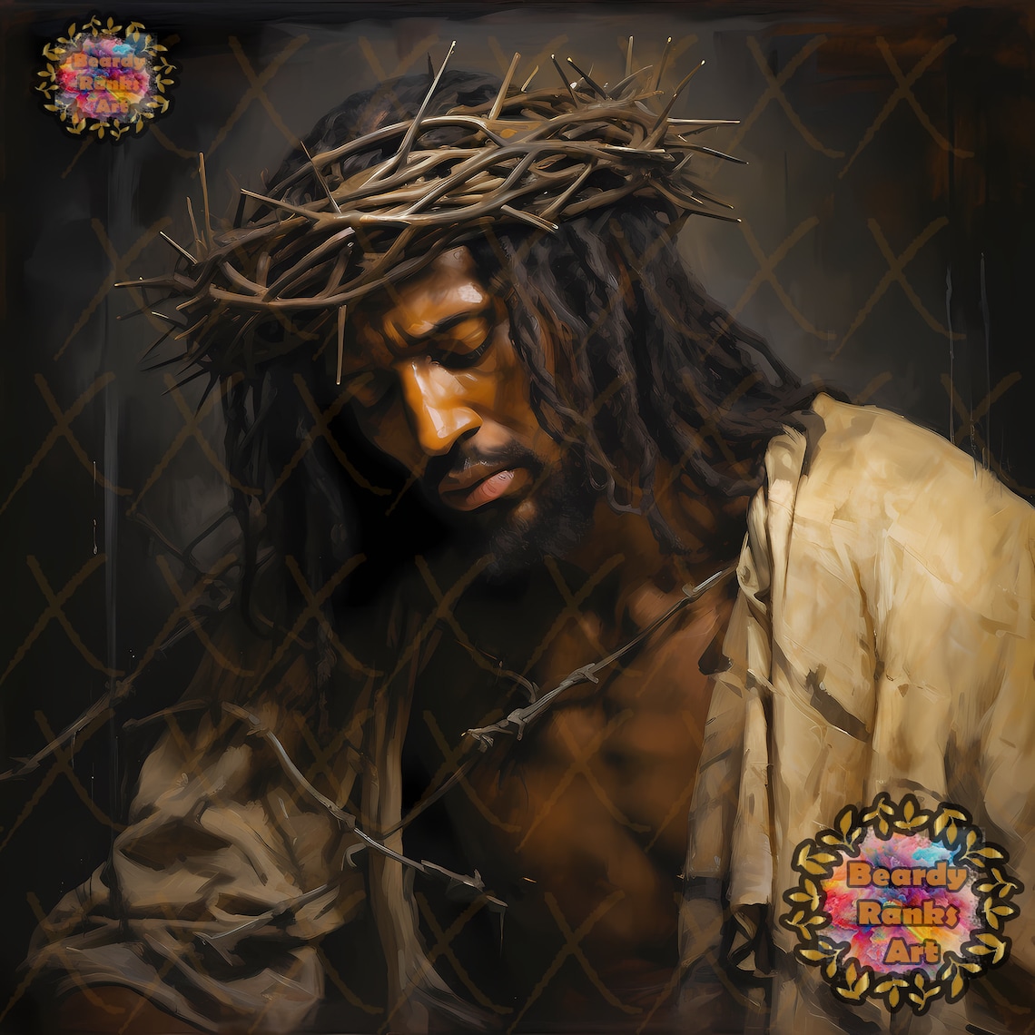 5 Black Jesus Images Religious Wall Decor Christian Artwork - Etsy