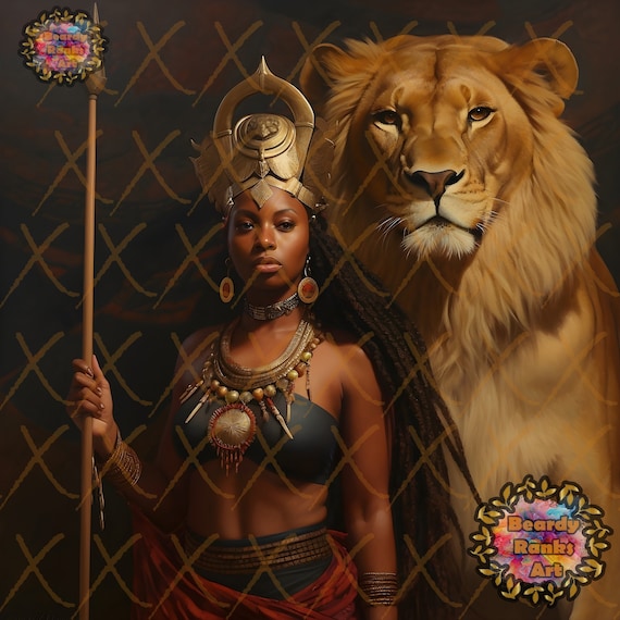 Nubian Queen Painting
