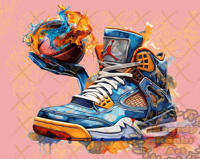 Sneaker Digital Artwork, Sneaker Canvas Art, Sneakers Download ...