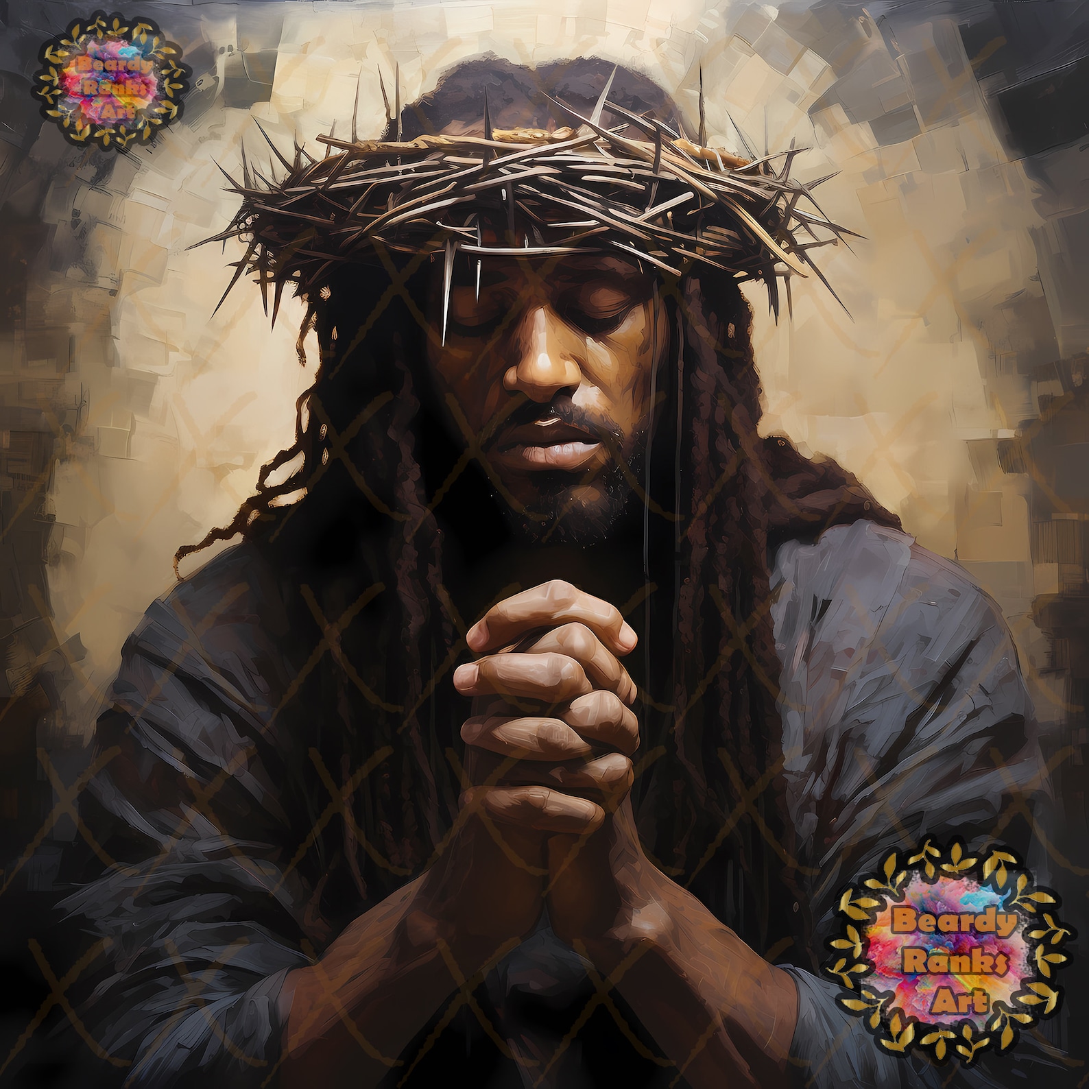 5 Black Jesus Images, Religious Wall Decor, Christian Artwork, African ...