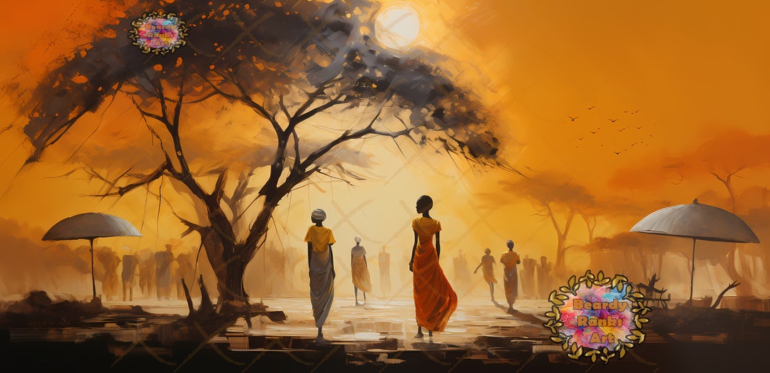 African Art, African Wall Art, Afrocentric Art, African Wall Décor ...