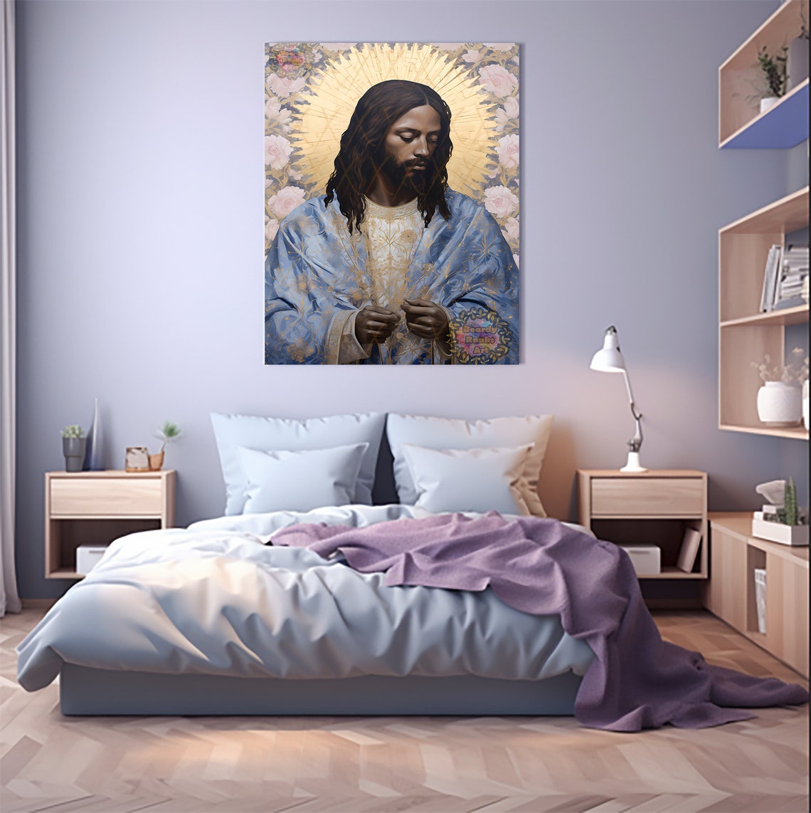 Regal Black Jesus Poster, Christian Poster, African American Jesus ...
