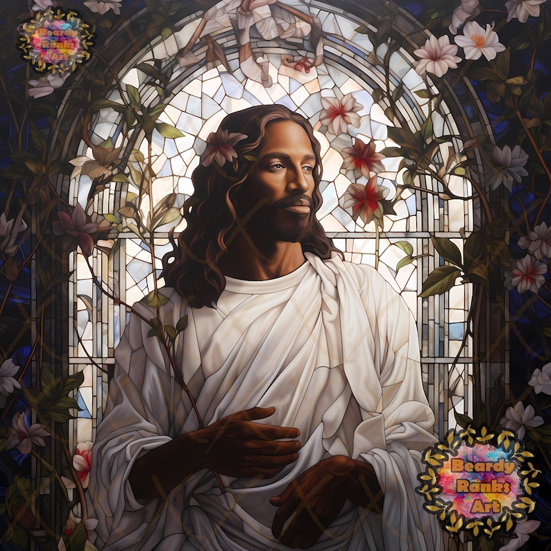 Black Jesus Christ Art Religious Wall Art Christian Artwork - Etsy