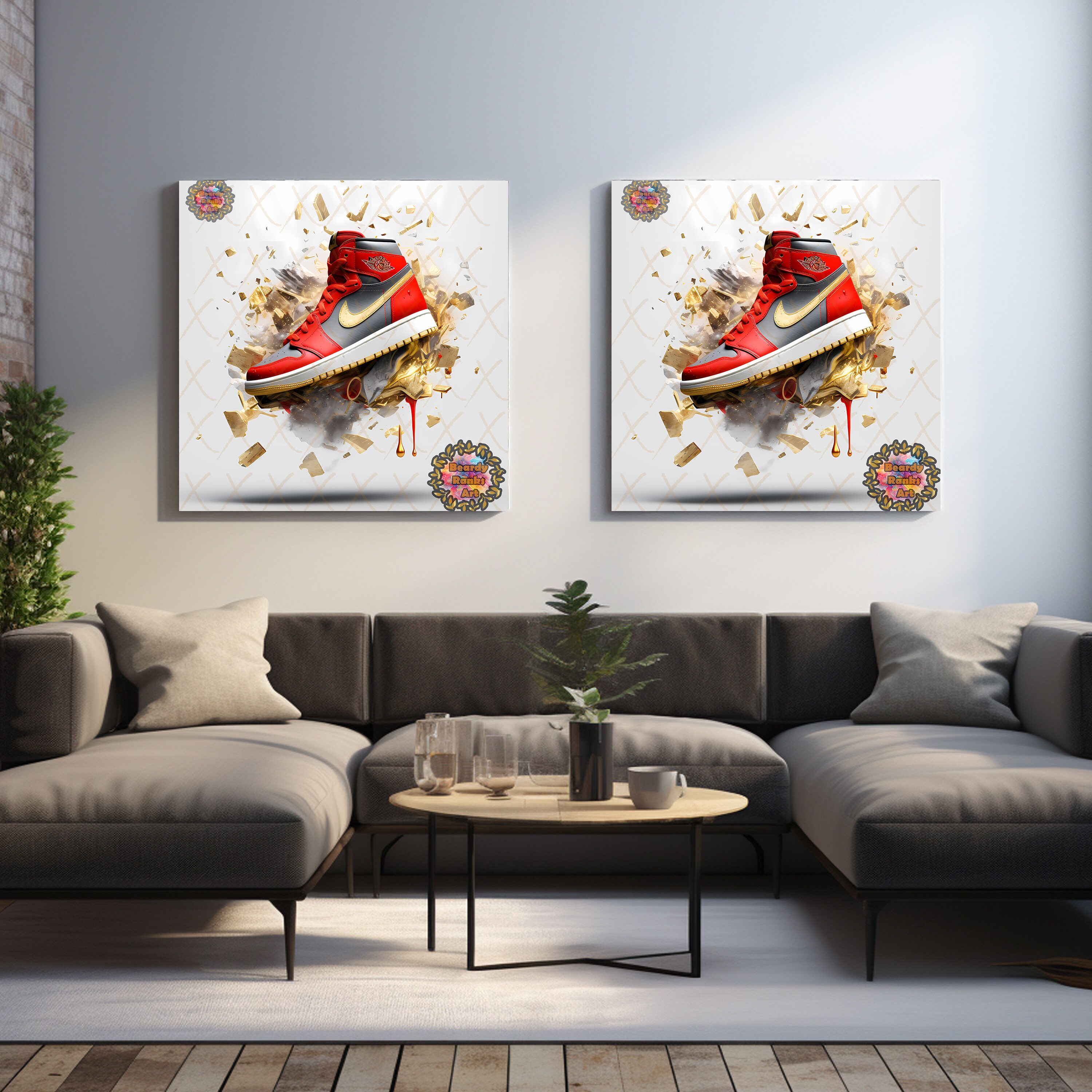 Sneaker Digital Download Art Prints Sneaker Canvas Art - Etsy