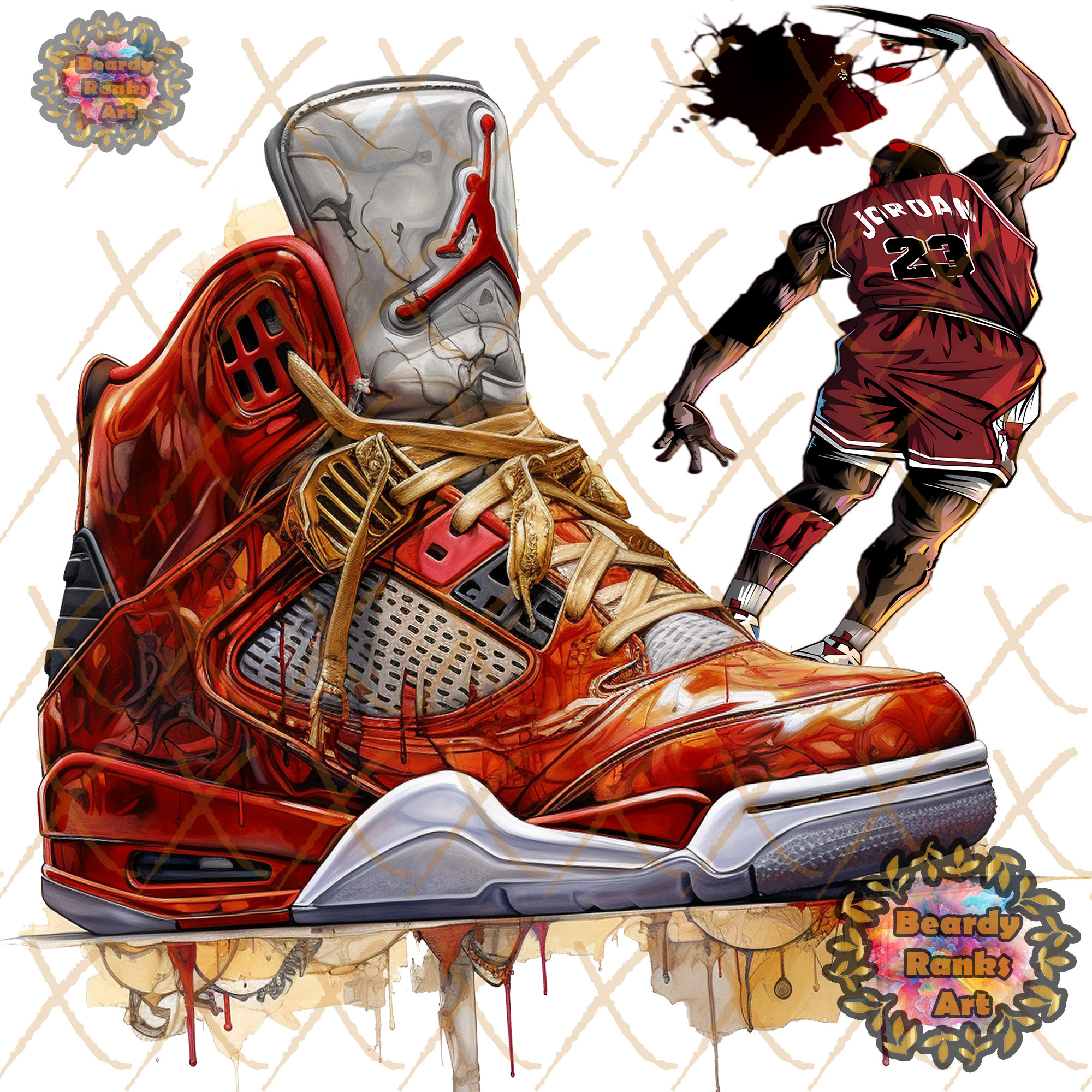 Sneaker Digital Artwork, Sneaker Canvas Art, Sneakers Download ...