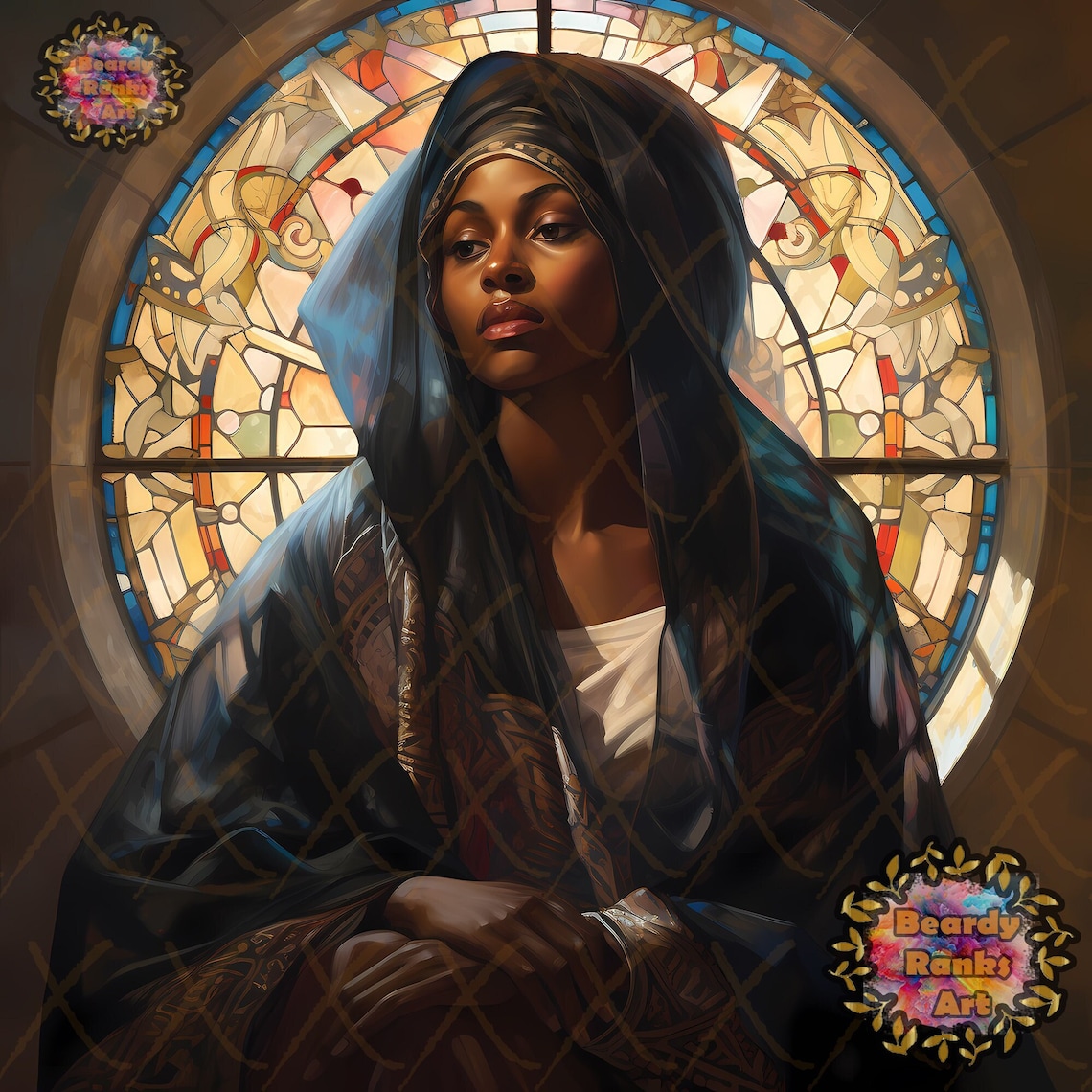 African American Virgin Mary Files, Black Virgin Mary Wall Art JPG ...