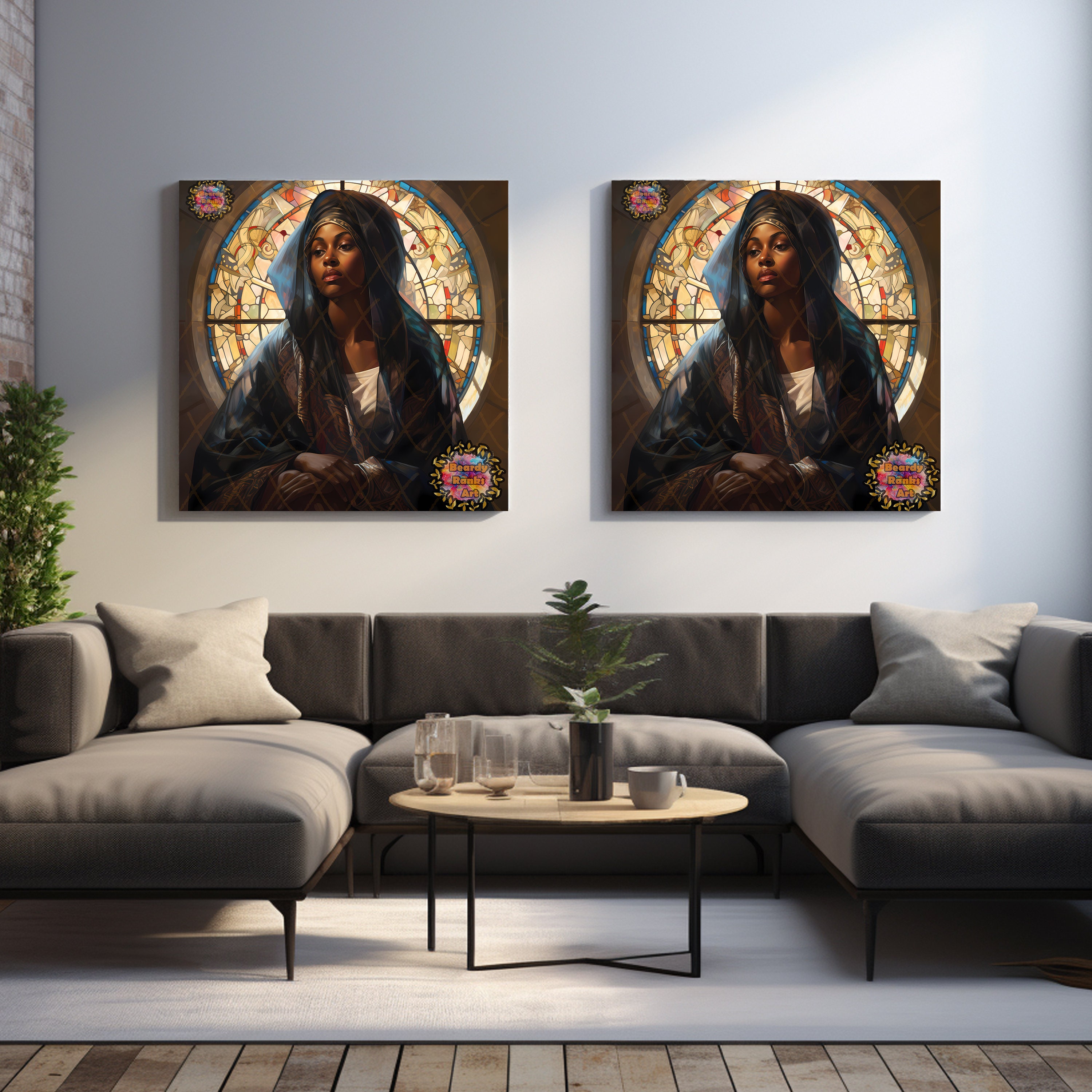 African American Virgin Mary Files, Black Virgin Mary Wall Art JPG ...