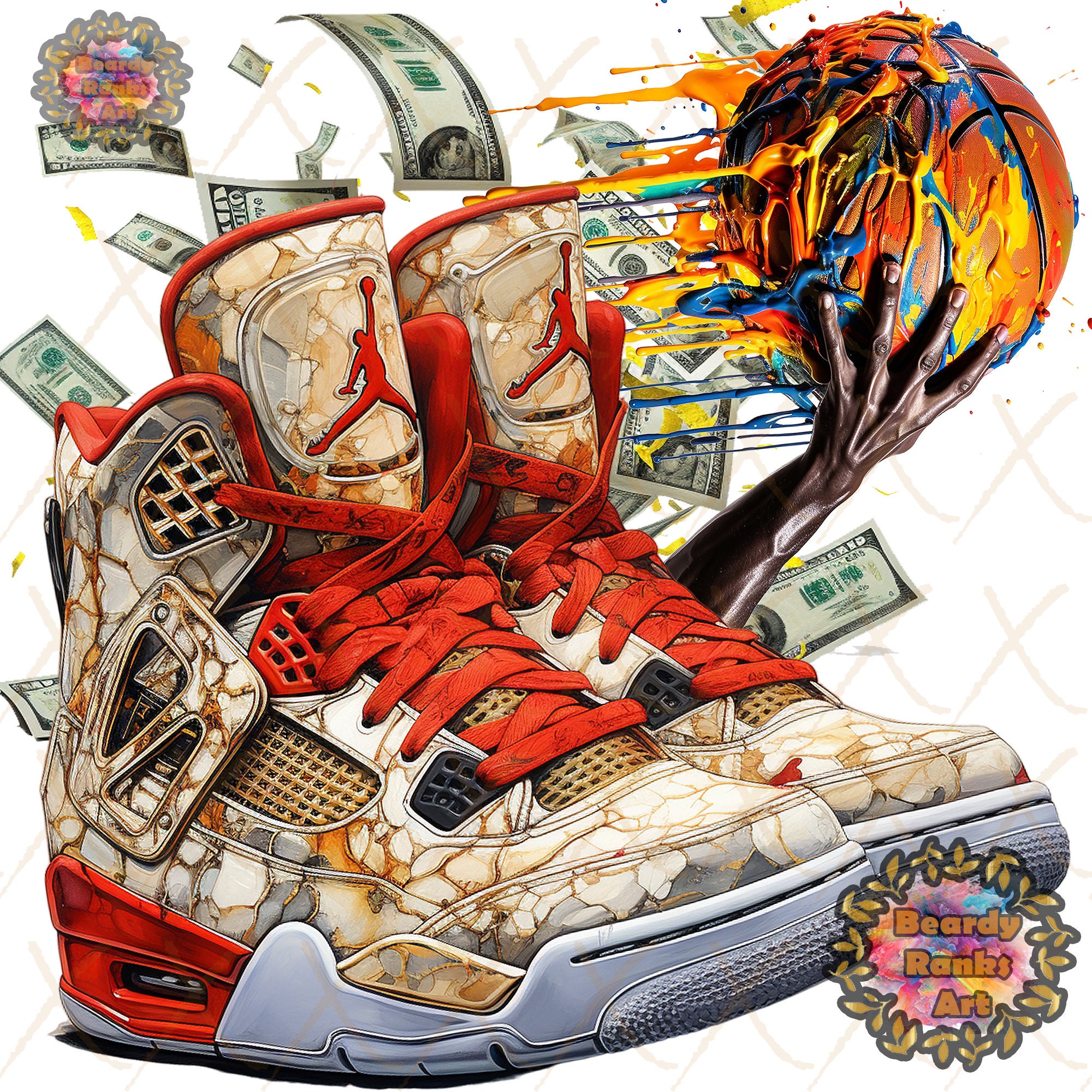 Sneaker Digital Artwork, Sneaker Canvas Art, Sneakers Download ...