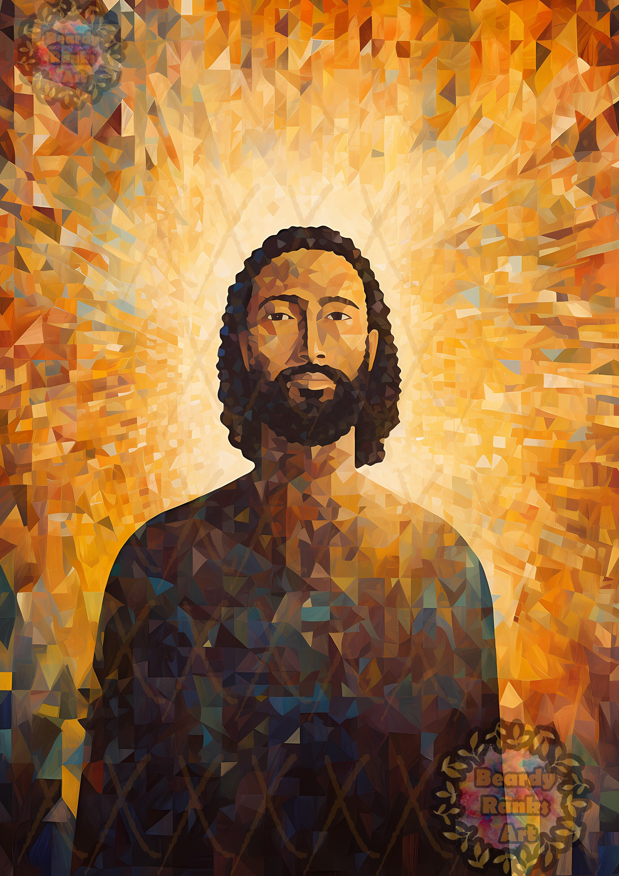5 Black Jesus Downloadable Prints, Christian Artwork, African American ...