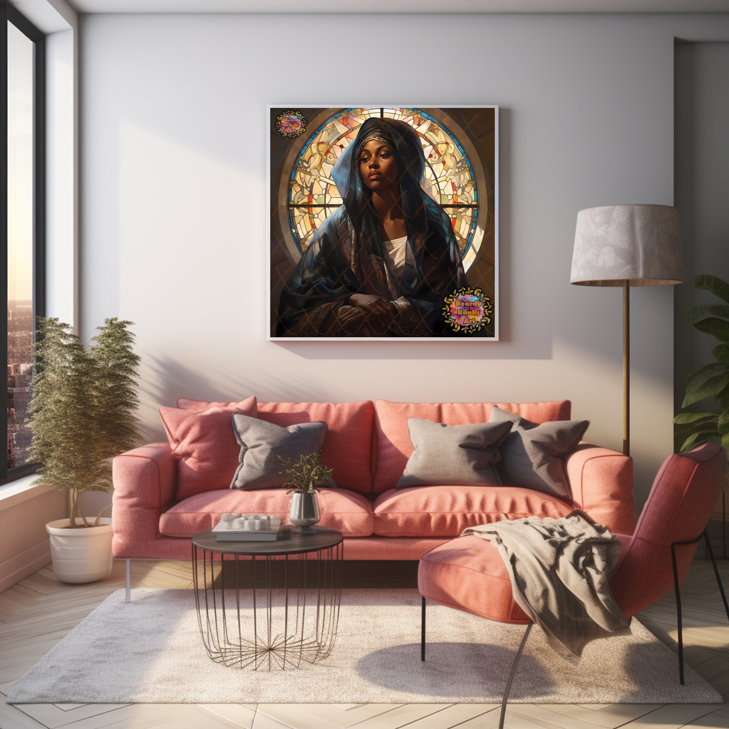 African American Virgin Mary Files, Black Virgin Mary Wall Art JPG ...