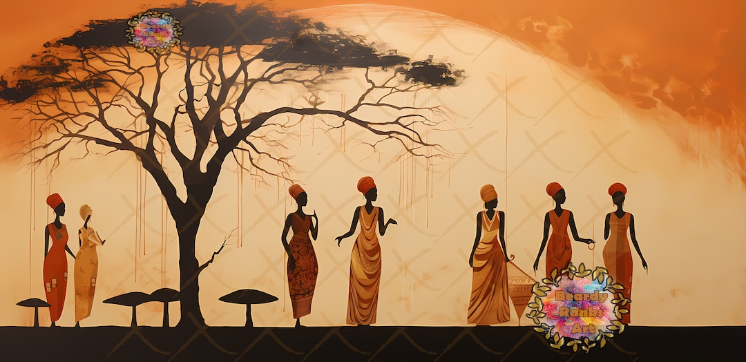 African Art, African Wall Art, Afrocentric Art, African Wall Décor ...