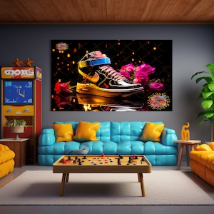 5 JPG Sneaker Artwork, Sneaker Canvas Art, Sneaker JPG Download ...