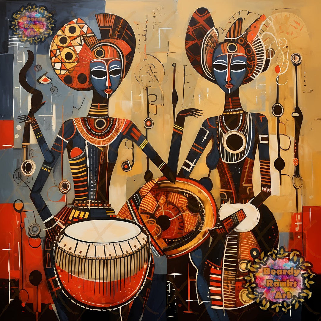 African Art, African Wall Art, Afrocentric Art, African Wall Décor ...