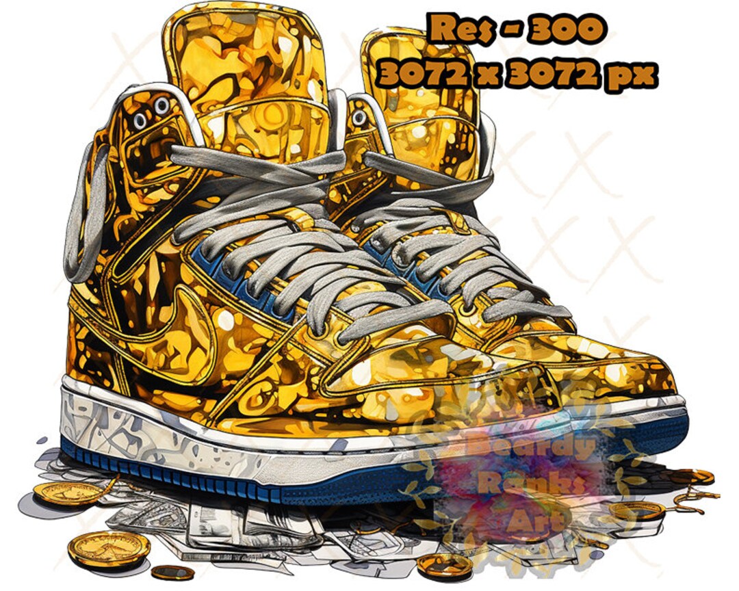 Sneaker Digital Artwork, Sneaker Canvas Art, Sneakers Download ...