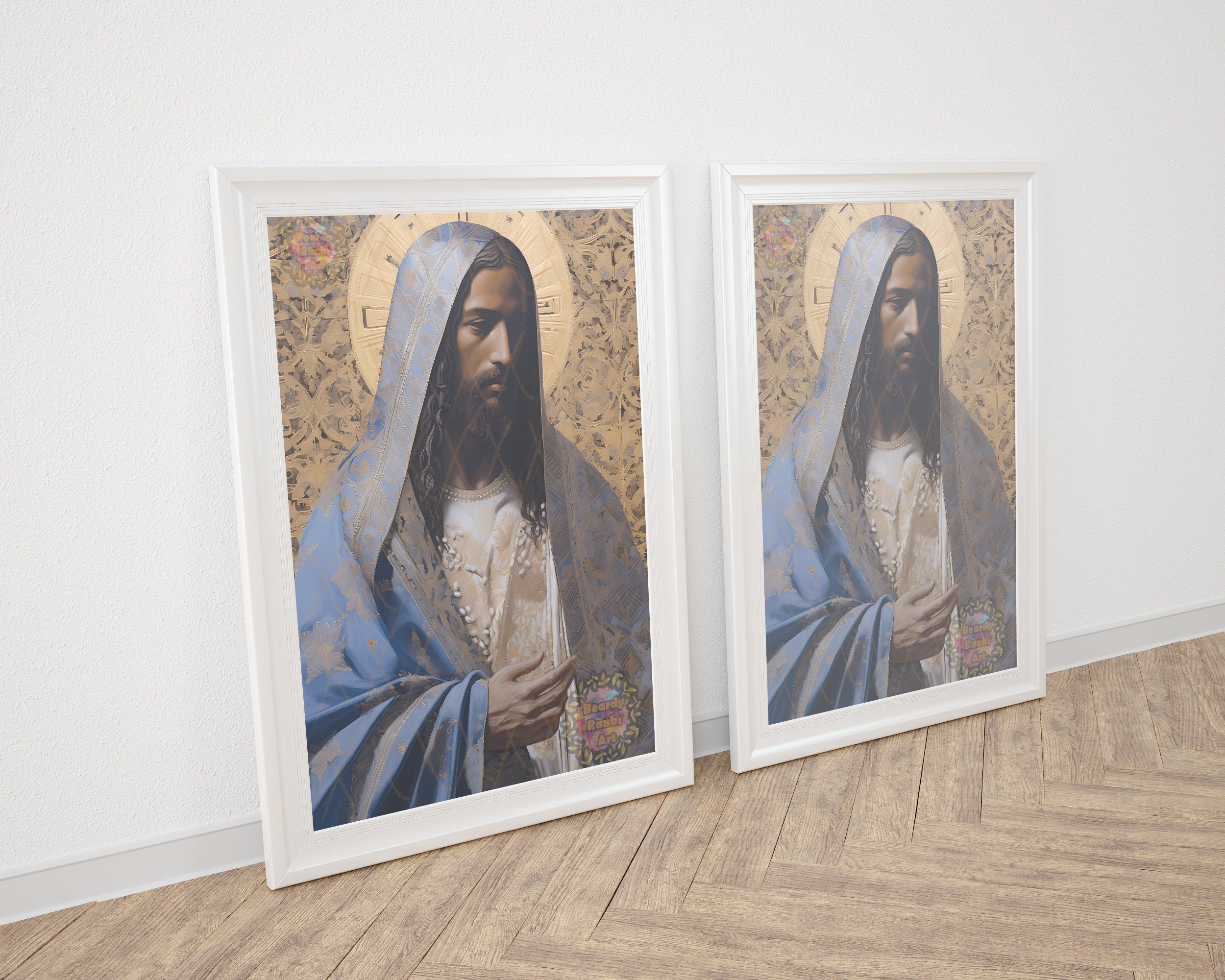 Regal Black Jesus Poster, Christian Poster, African American Jesus ...