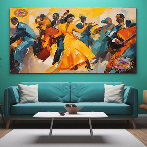 Jazz Painting - Etsy