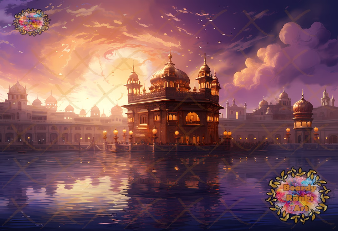 5 Golden Temple Canvas Prints Golden Temple Prints Indian - Etsy