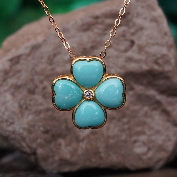 Clover Necklace - Etsy