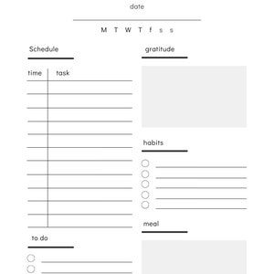 Minimalist Planner Bundle | Planner Insert| Planner Pages| Finance ...