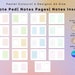 A6 Printable Note Pad | 6 Designs | Pastel Colours | Editable Canva ...
