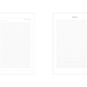 A6 Minimalist Note Pad Template: 6 Designs, Customizable in Canva (PDF ...
