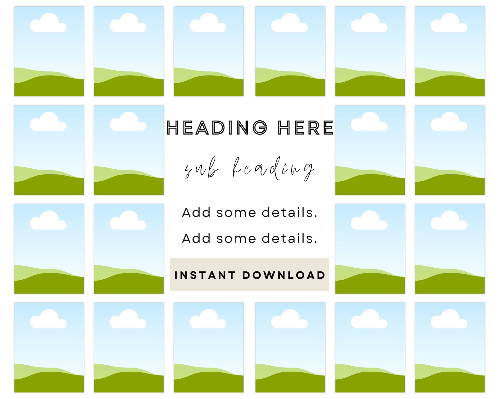 Etsy Thumbnail Templates: 100+ Mock-ups, Editable in Canva (master ...