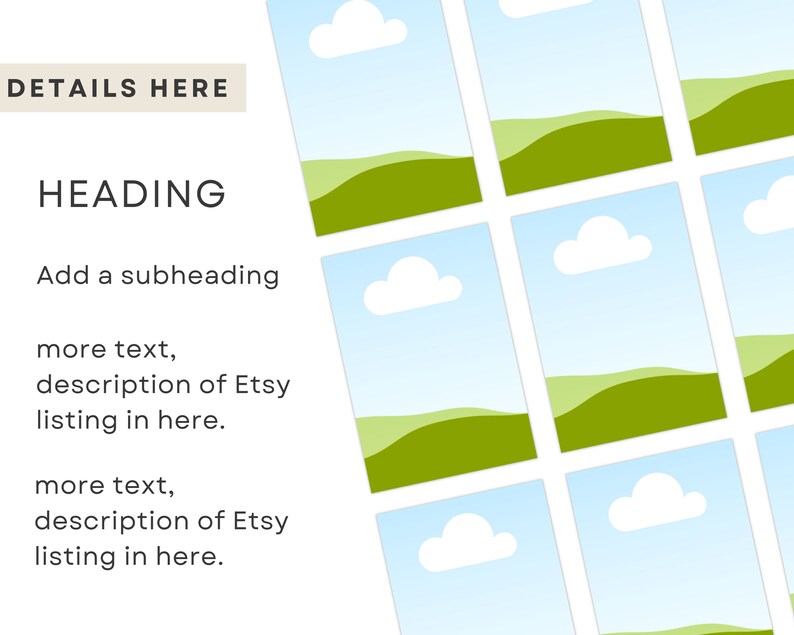 Etsy Thumbnail Templates: 100+ Mock-ups, Editable in Canva (master ...