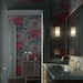 Midnight Rose Wallpaper – Dark Floral Wallpaper With Red Roses on Deep ...