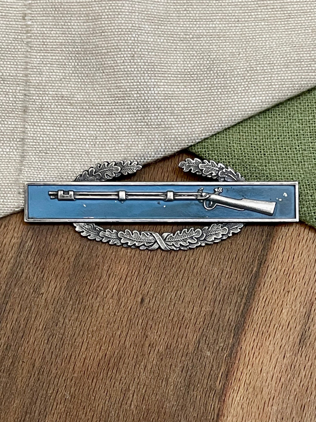 American Shooting Rifle Gun Hunting Brooch Pin Solid 925 Sterling ...