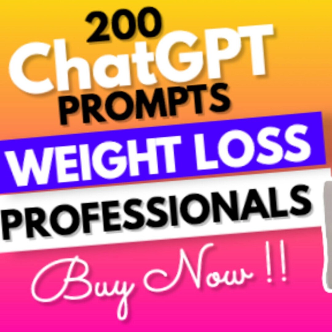 200 Chatgpt Prompts for Weight Loss Professionals - Etsy