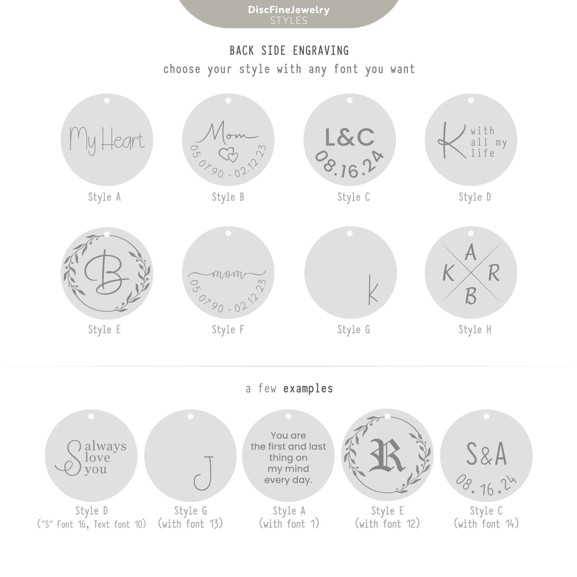 Custom Graduation Disc Necklace 14K 18K Solid Gold Name - Etsy