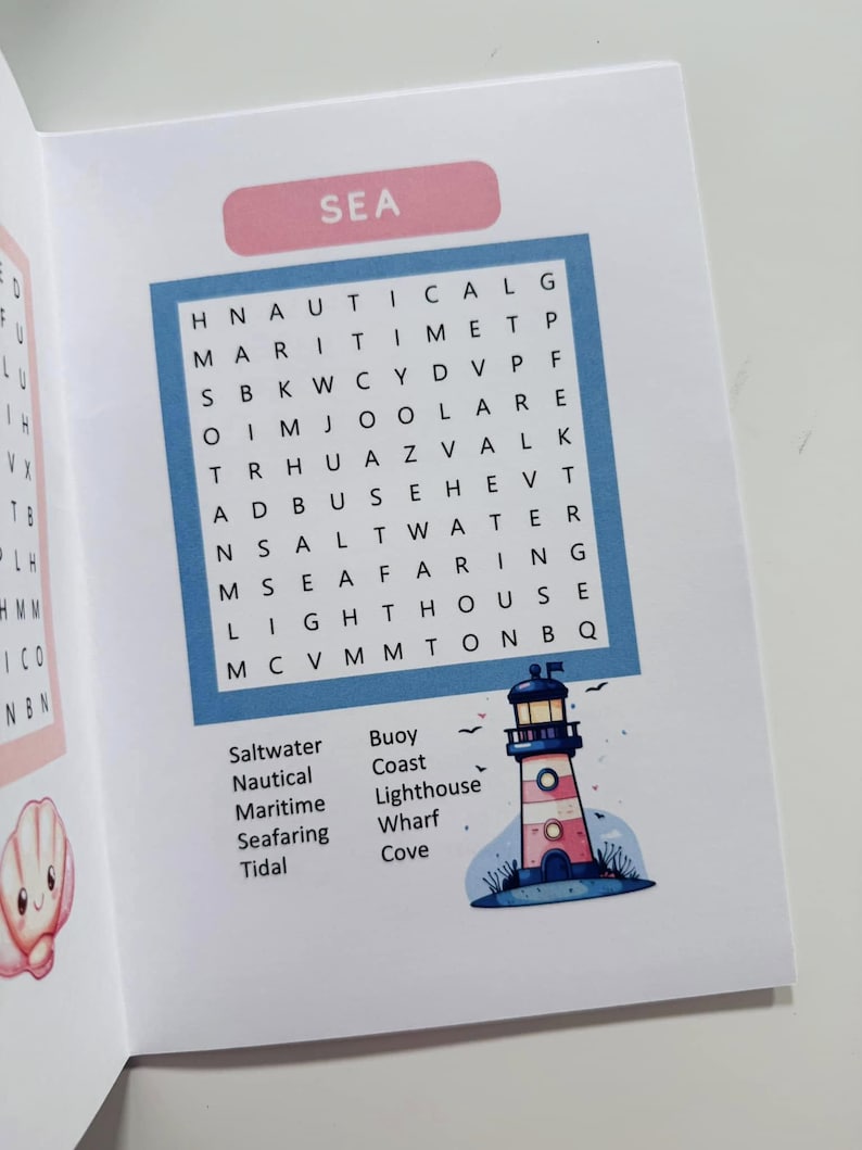 Educational Word Search Puzzle for Kids Ages 5-8 | Fun Learning ...
