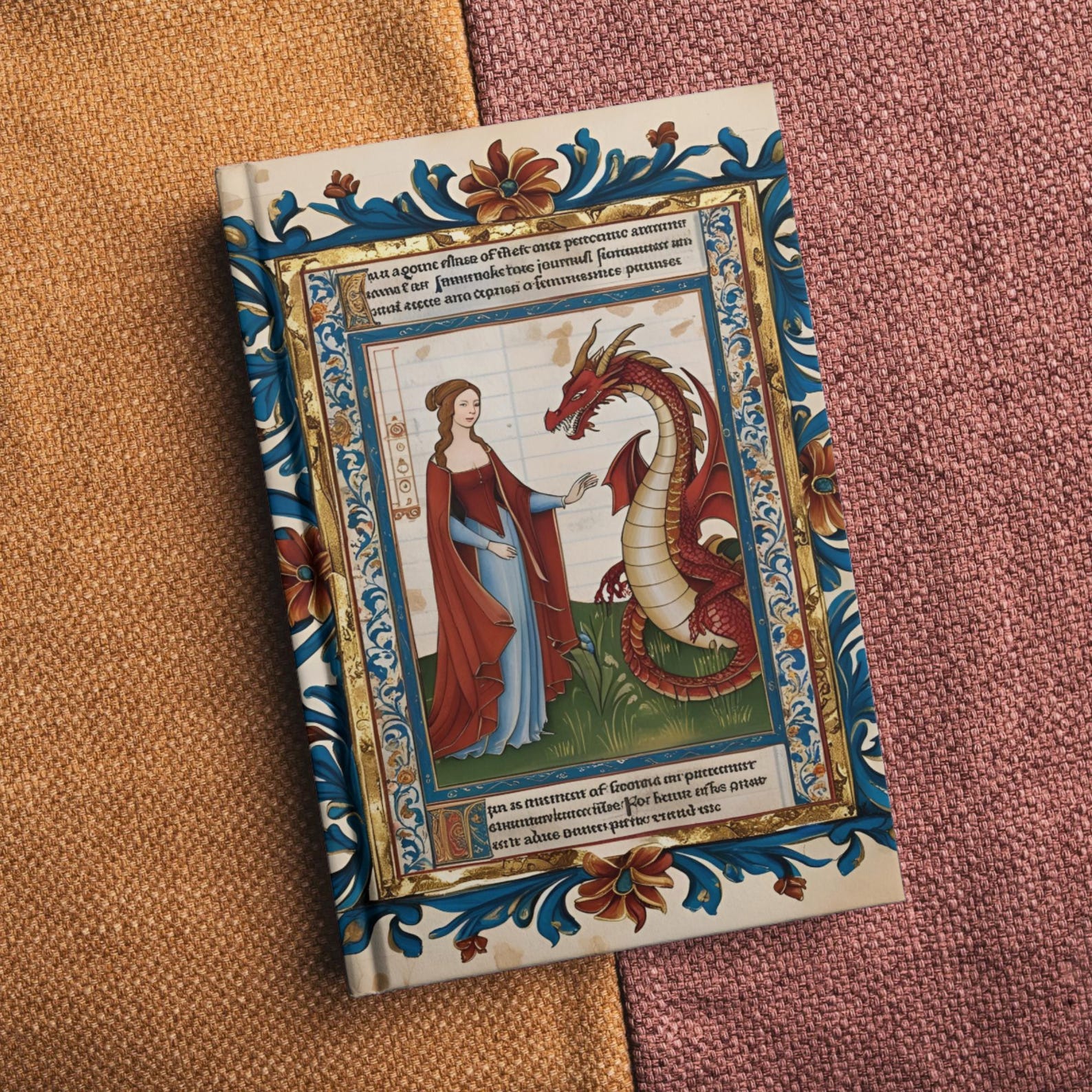 Illuminated Manuscript Digital Paper | Medieval Junk Journal ...