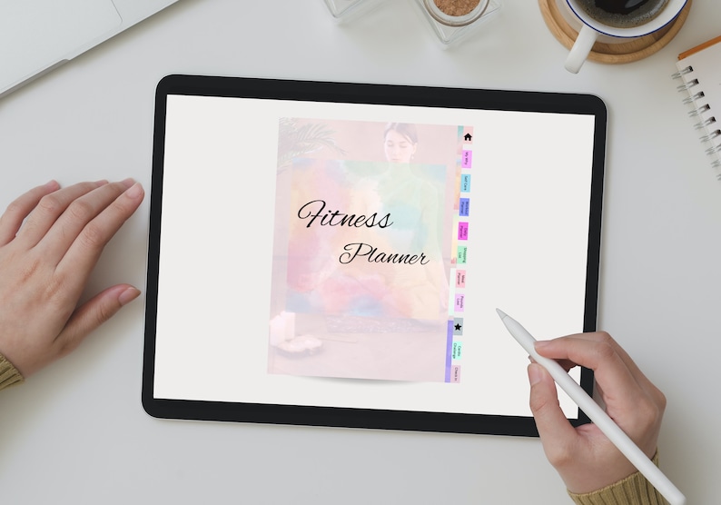 Weight Loss Planner | Self Care Planner | Digital Undated Workout ...