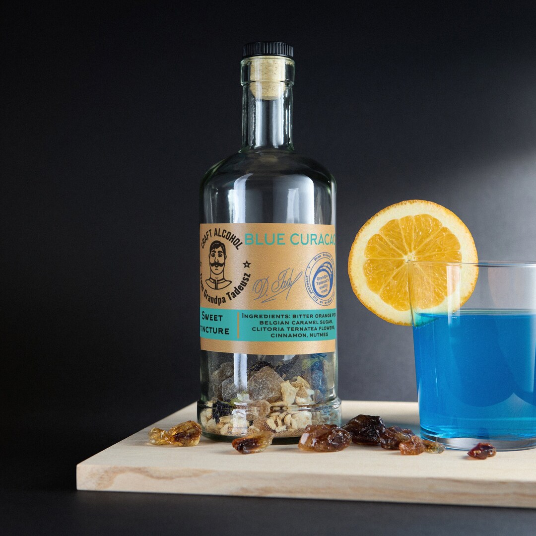 Blue Curacao Liqueur - DIY INFUSION KITS - Gift Idea, Homemade Craft ...