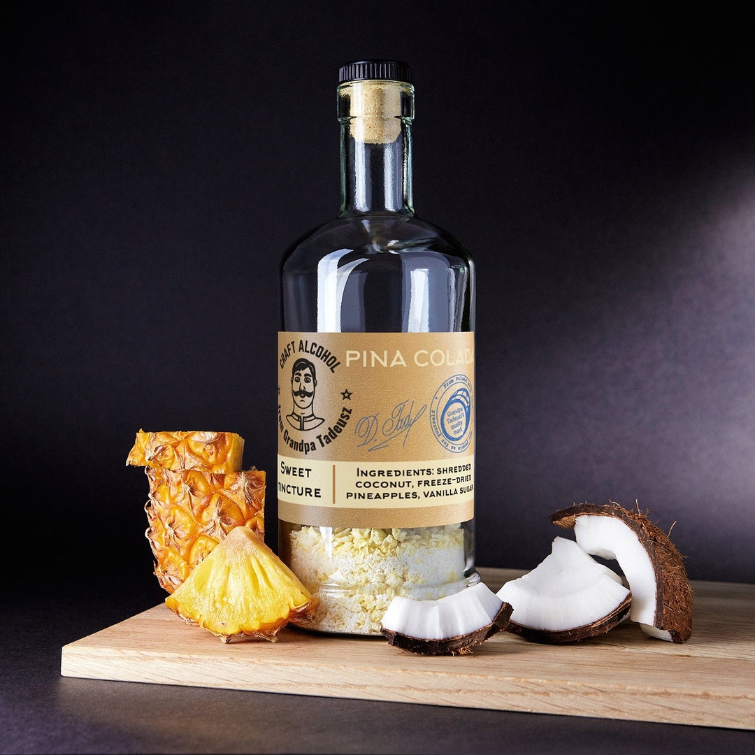 Pina Colada DIY Infusion Kit: Homemade Liqueur & Cocktail Craft Spirits ...