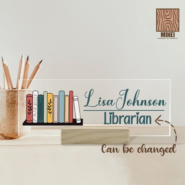 Teacher Name Plate - Etsy