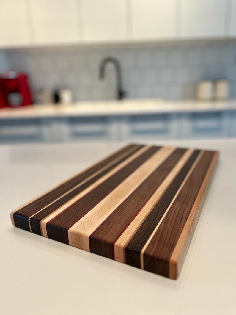 Custom Hand Made Edge Grain Cutting Board - Etsy