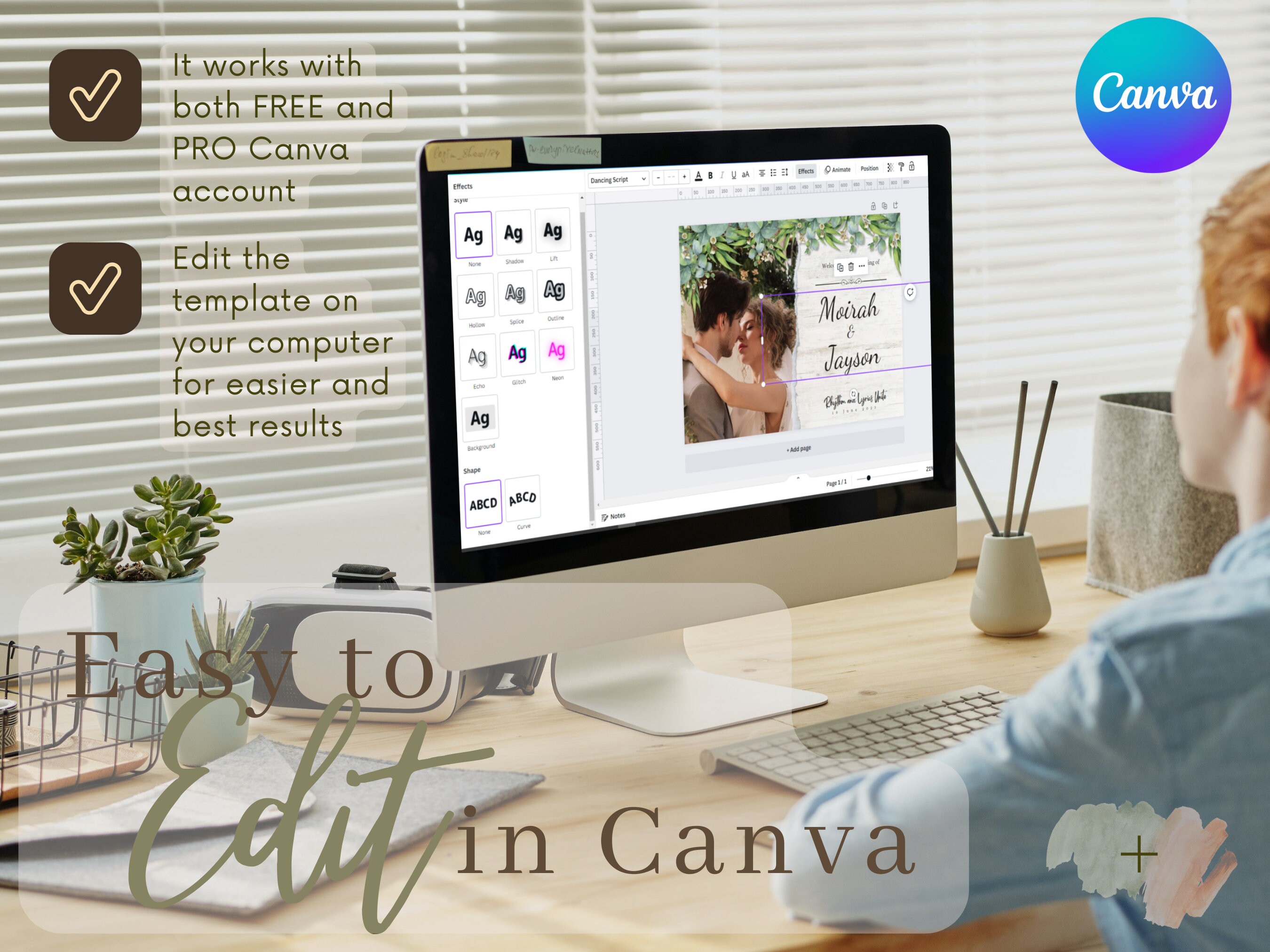 Wedding Welcome Sign Template Canva Instant Downloadable Template ...