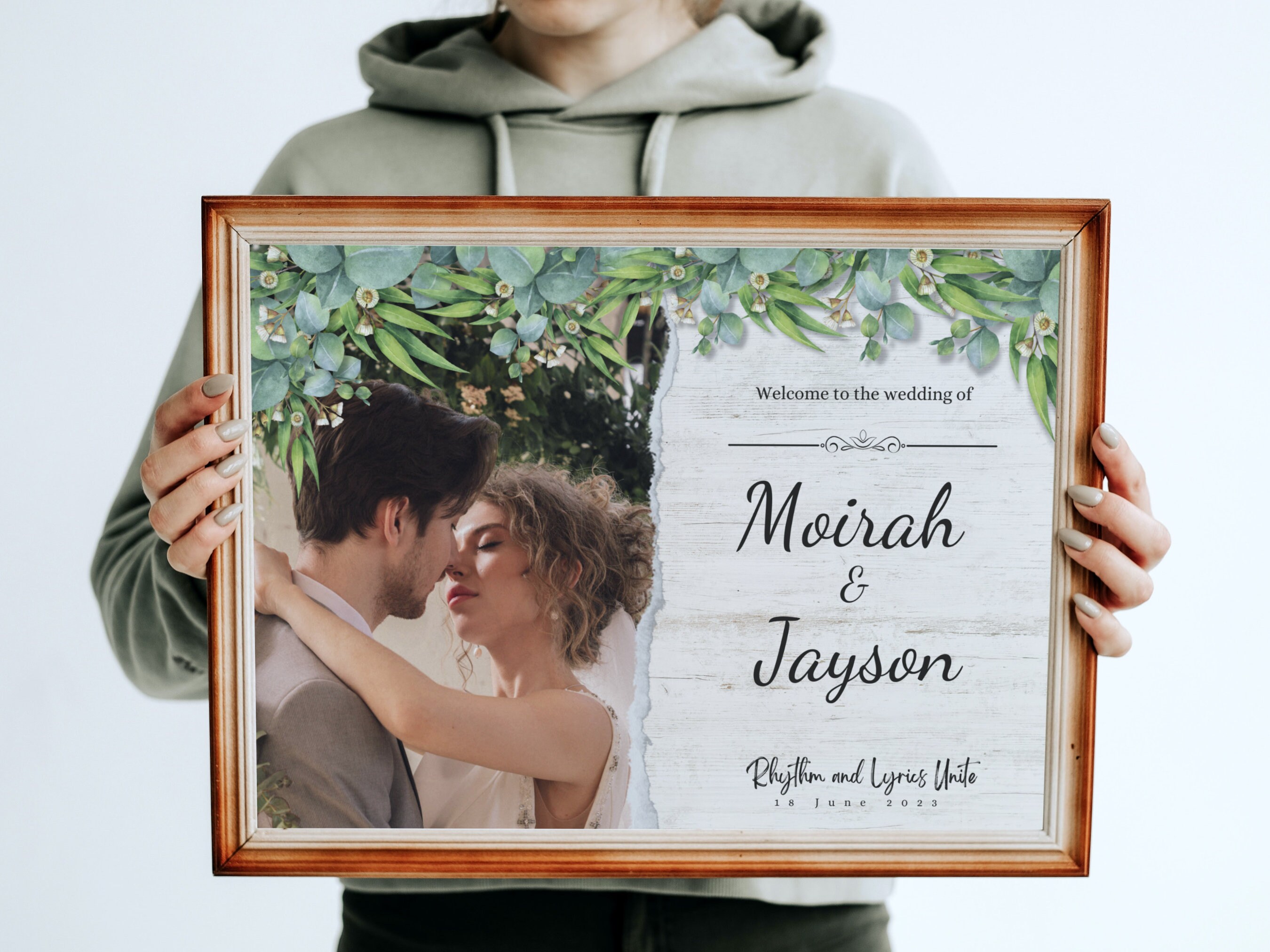 Wedding Welcome Sign Template Canva Instant Downloadable Template ...