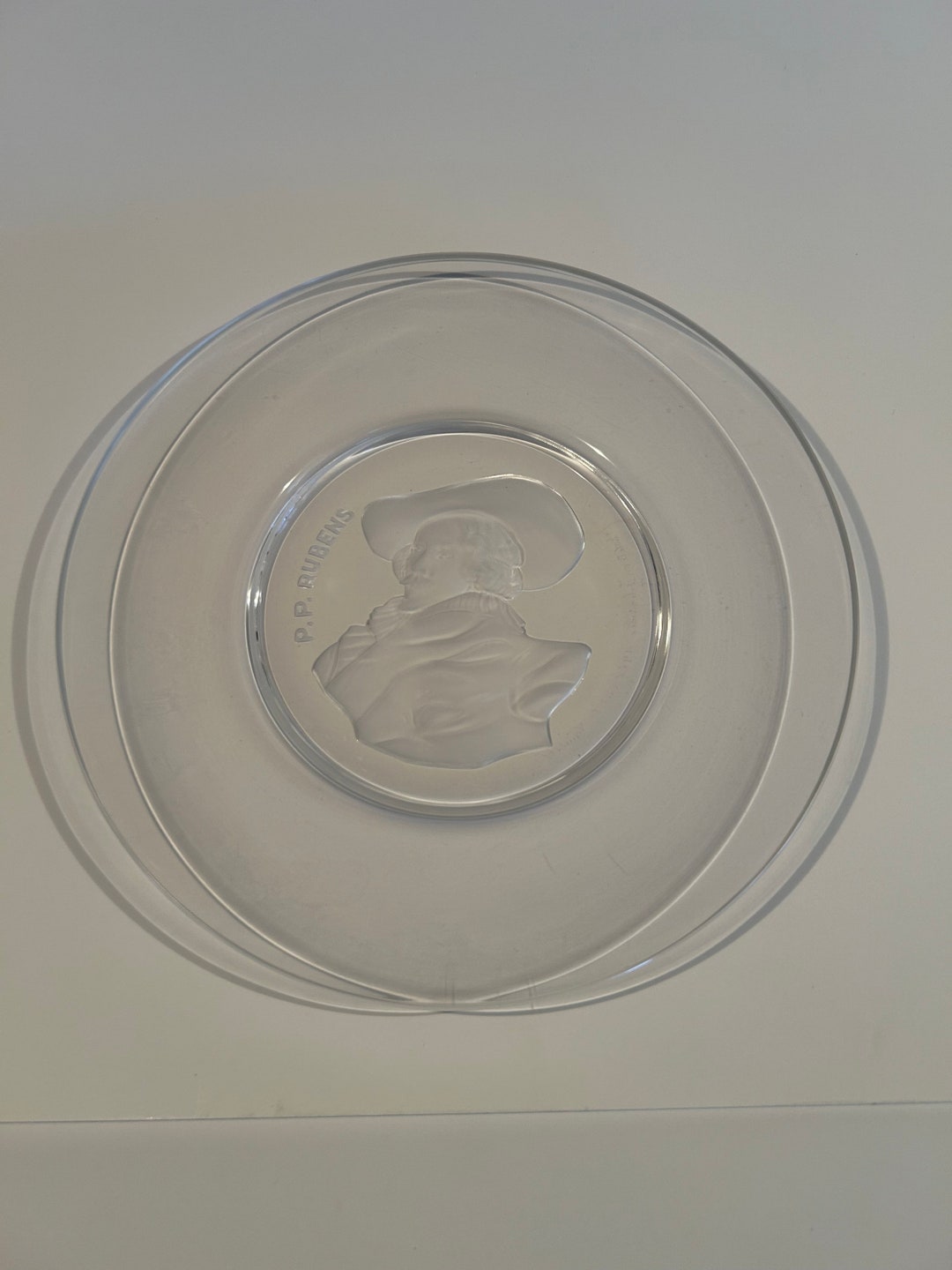 Val St Lambert P.P. Rubens Limited Efition Cristal Plate - Etsy