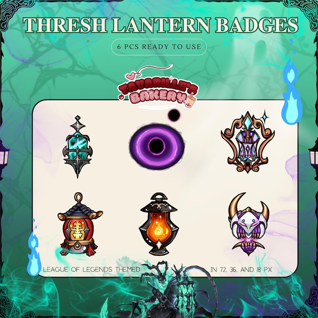 Thresh Lanterns Badges | League of Legends Themed - Etsy