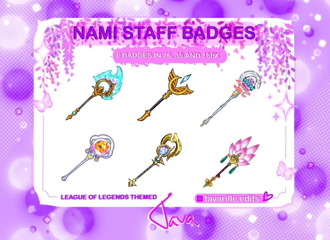 Nami Staff Badges | League of Legends Themed - Etsy