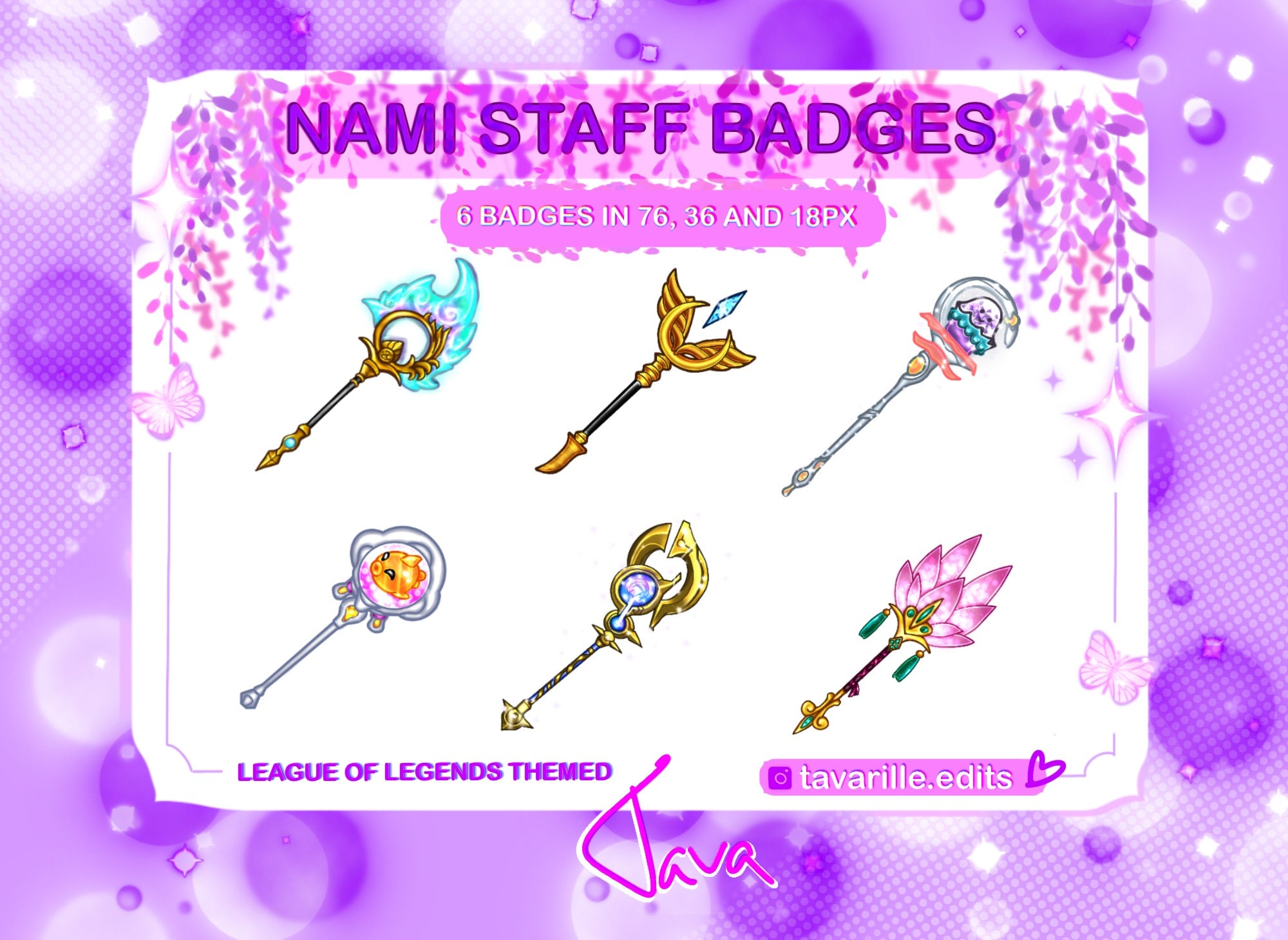 Nami Staff Badges | League of Legends Themed - Etsy