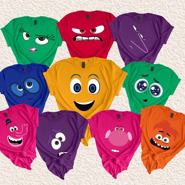 Inside Out PRINTABLE Masks (digital Download) - Etsy Canada