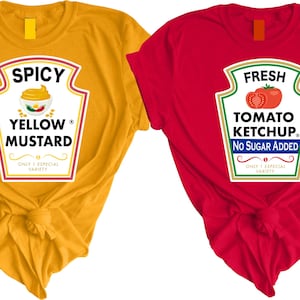 Group Condiments Shirts | Matching Condiment Halloween Costume Party ...